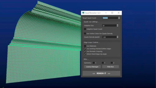 Quad Remesher の使い方 | Creativlog